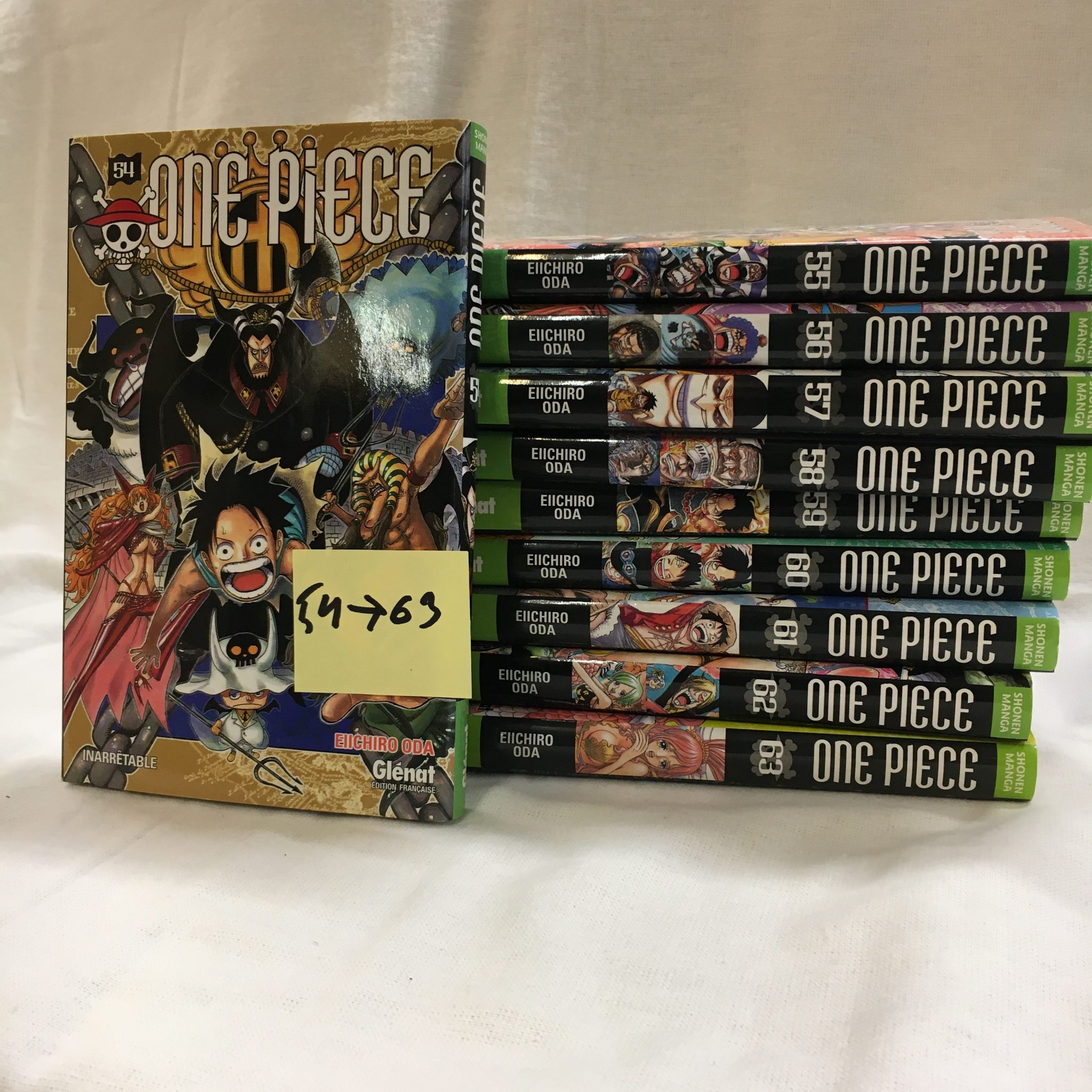 Pack manga One Piece 54 à 63 - Pêle-Mêle Online