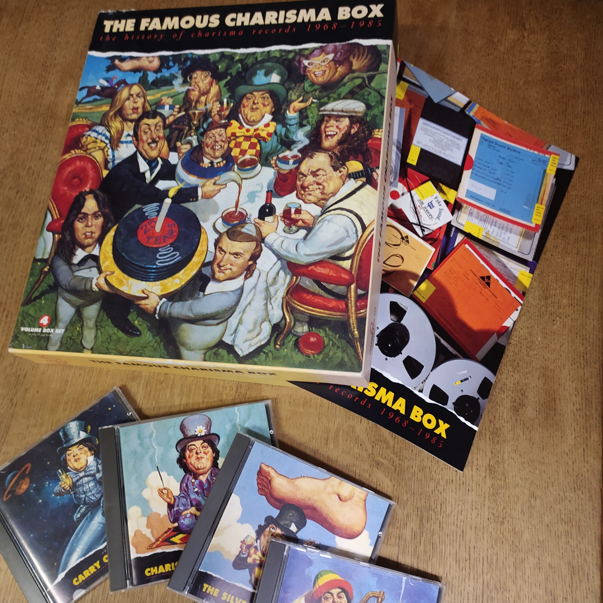The Famous Charisma Box : the history of Charisma Records (1968-1985 ...