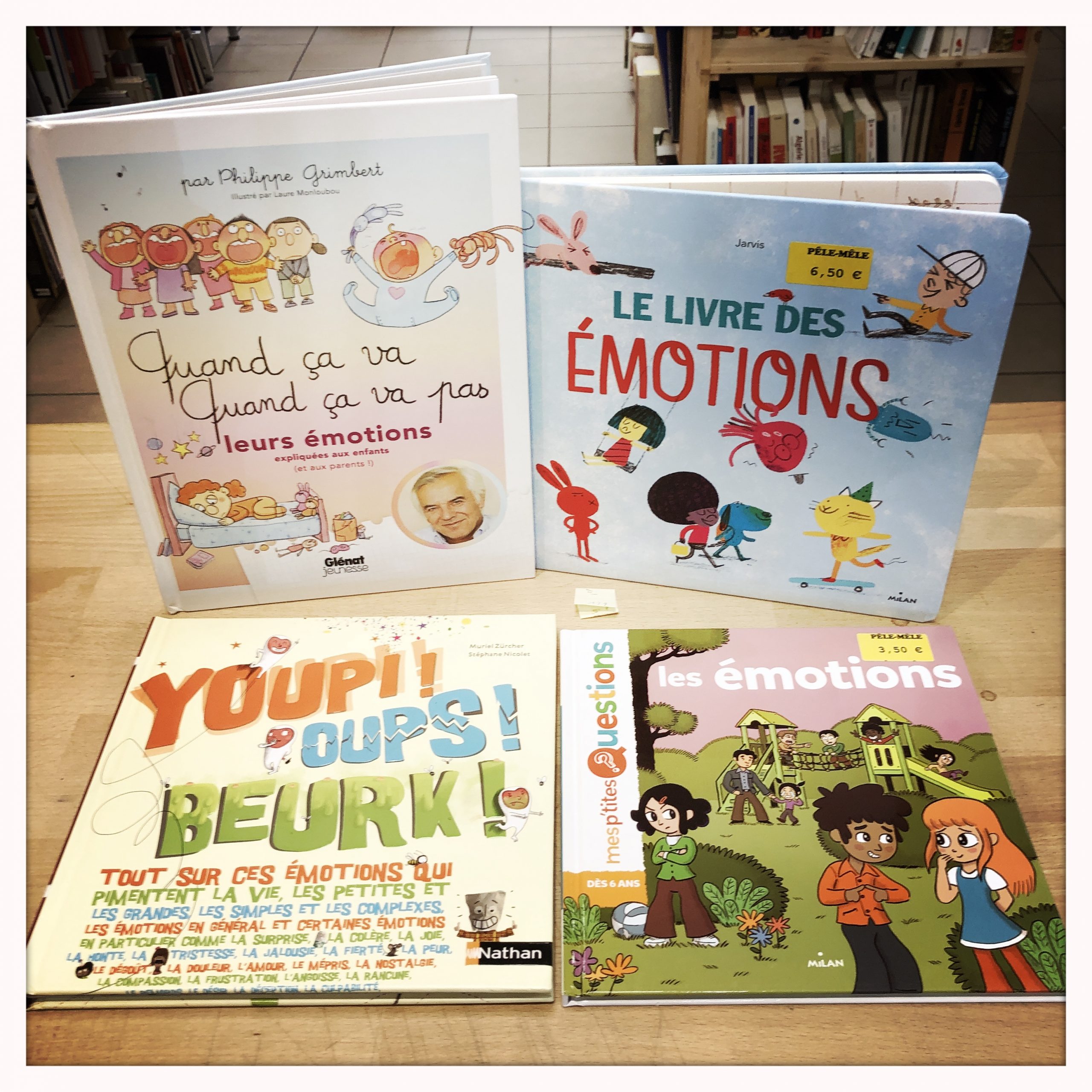 Pack Jeunesse "Les Emotions" / 4 titres - Pêle-Mêle Online