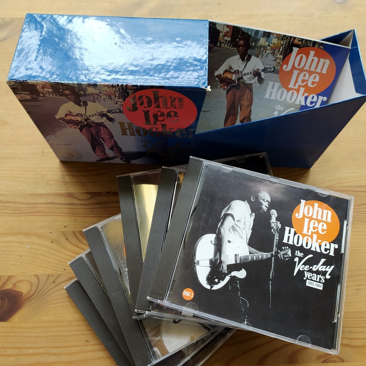 John Lee Hooker "The Vee-Jay Years Box Set 1955-1964" (CHARLY, 1992)/ 6 ...