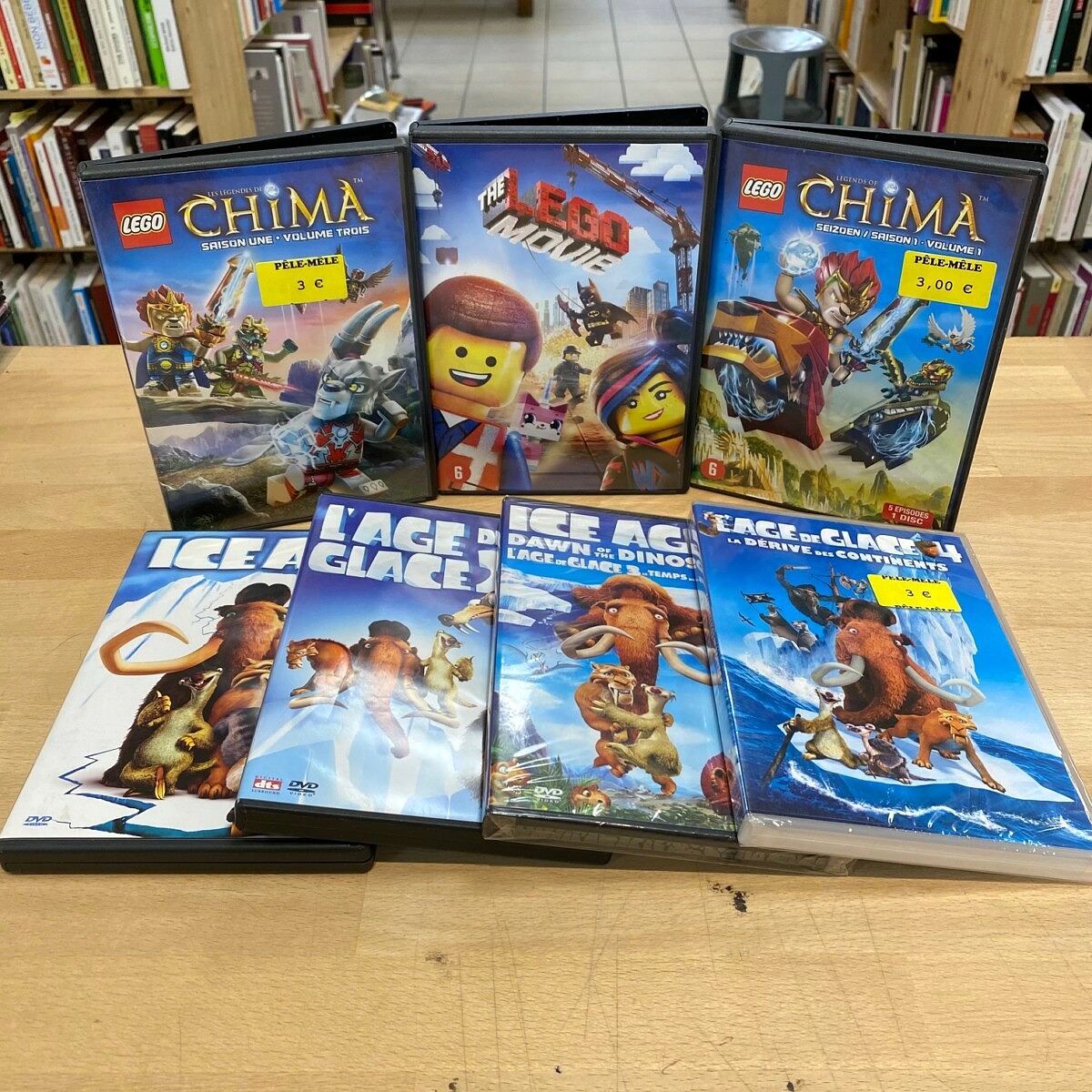 Pack "Lego + Ice Age" / 7 DVDs - Pêle-Mêle Online