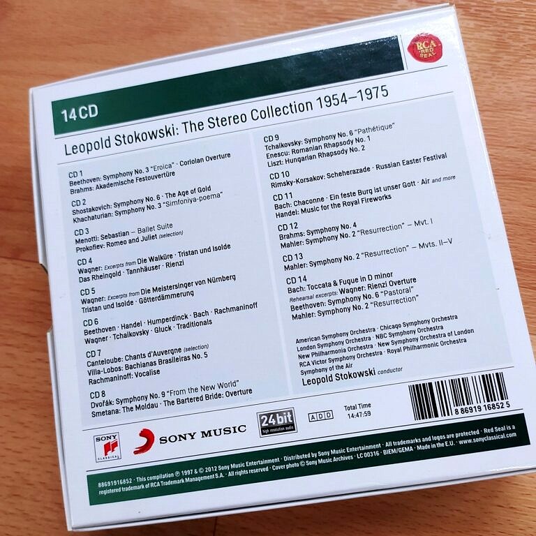 Leopold Stokowski "The Stereo Collection 1954-1975" (RCA) / 14 cds ...