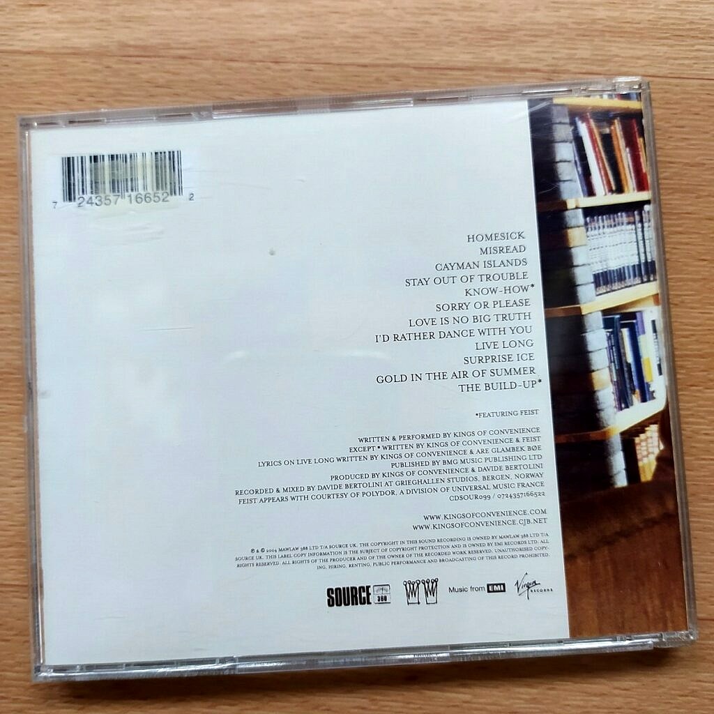 Kings of Convenience "Riot on an Empty Street" (EMI, 2004) - Pêle-Mêle ...