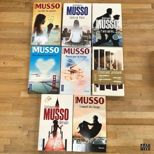 Pack de 8 livres de poche Guillaume Musso - Pêle-Mêle Online
