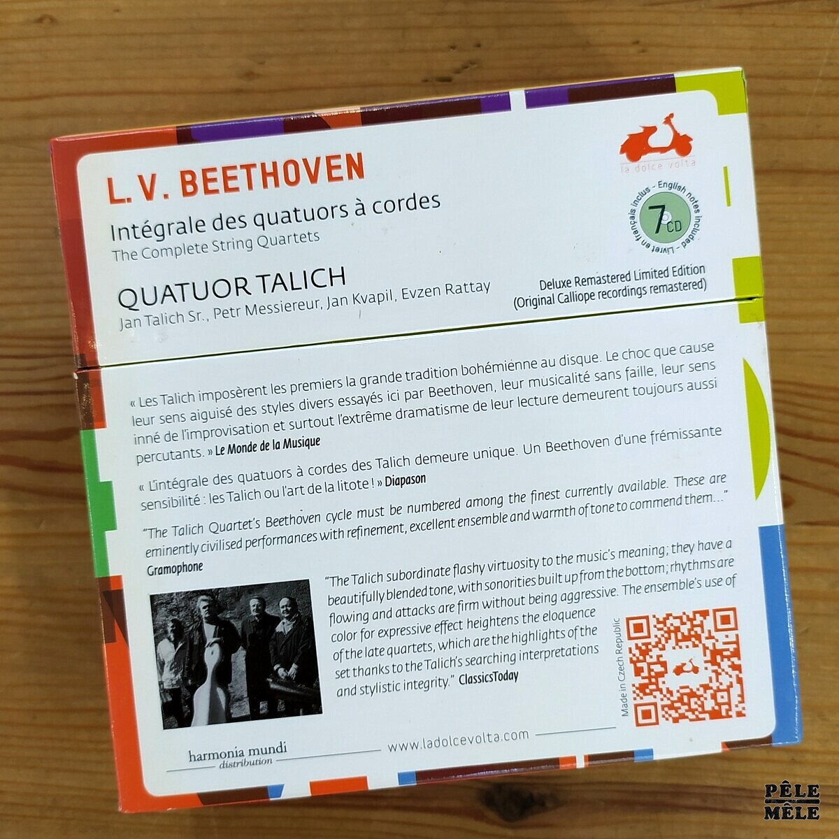 Quatuor Talich "Beethoven, Intégrale des Quatuors à Cordes" (LA DOLCE ...