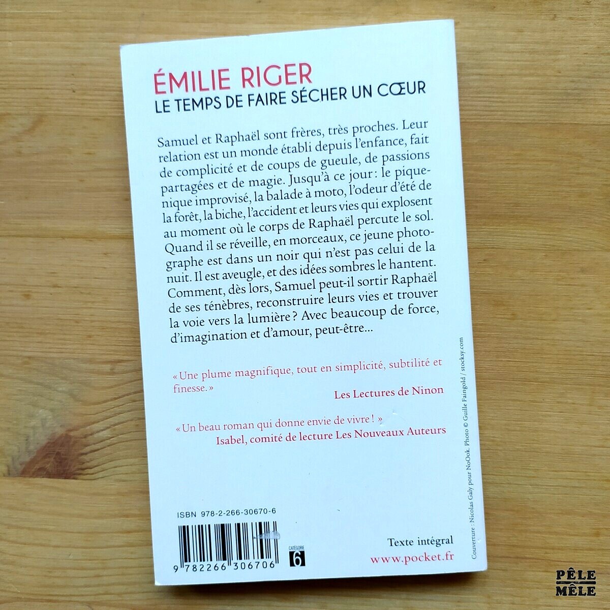 Émilie Riger "Le Temps de Faire Sécher un Coeur" (POCKET) - Pêle-Mêle ...
