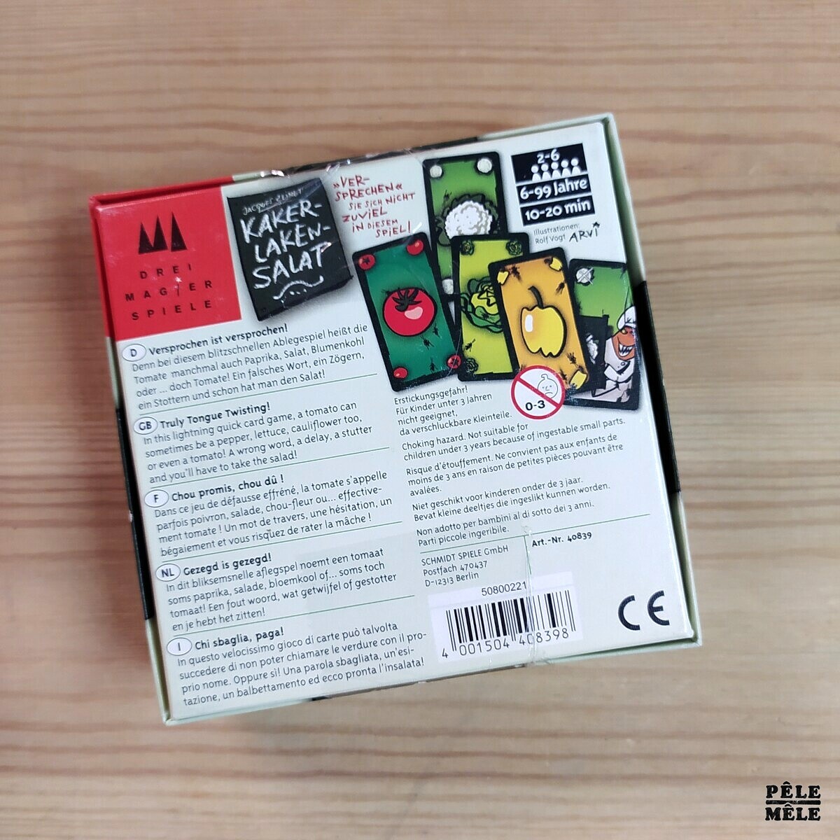 Jacques Zeimet "Quelle Salade !" (DREI MAGER SPIELE) - Pêle-Mêle Online