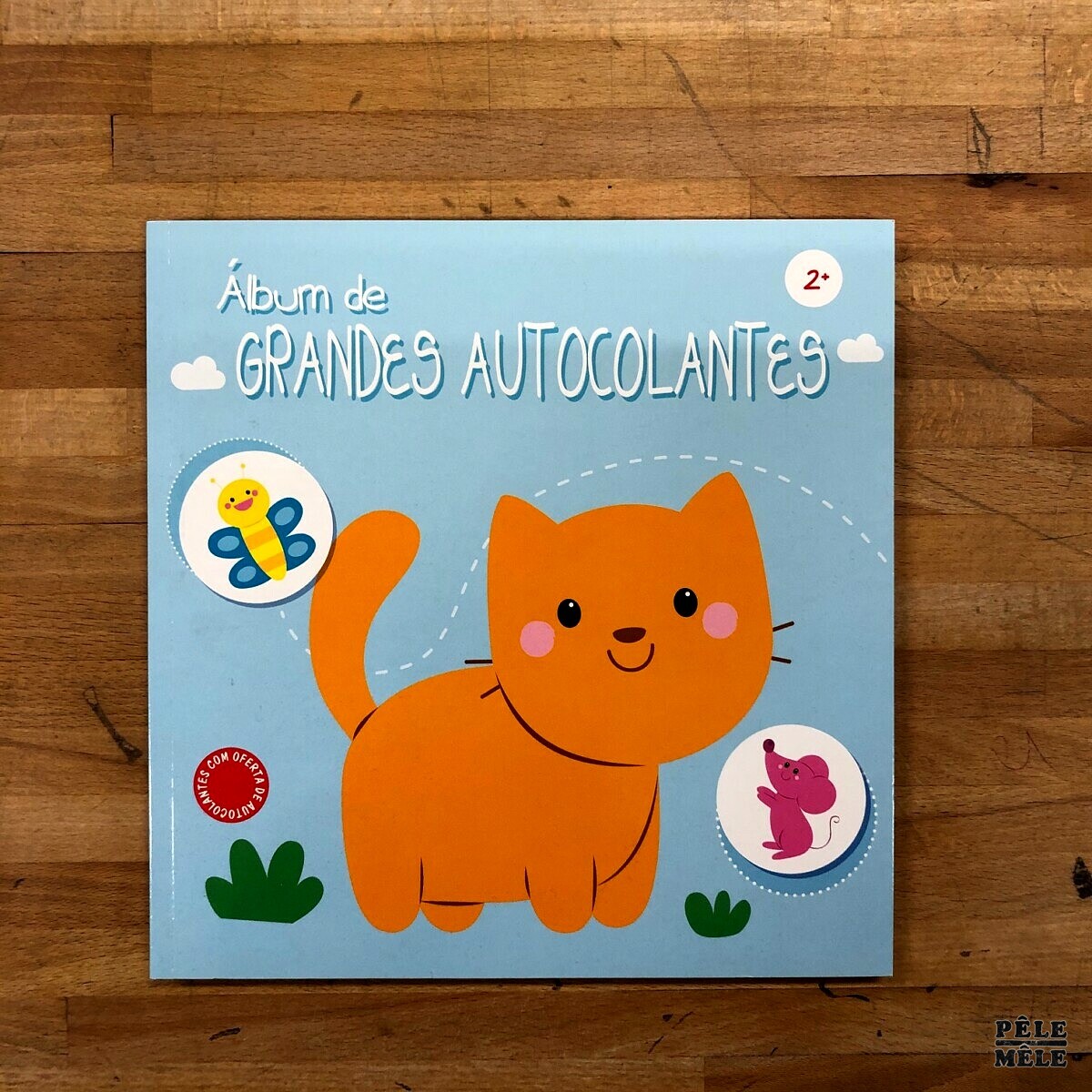 Livre de gommettes pour les + de 2 ans - bleu - Pêle-Mêle Online