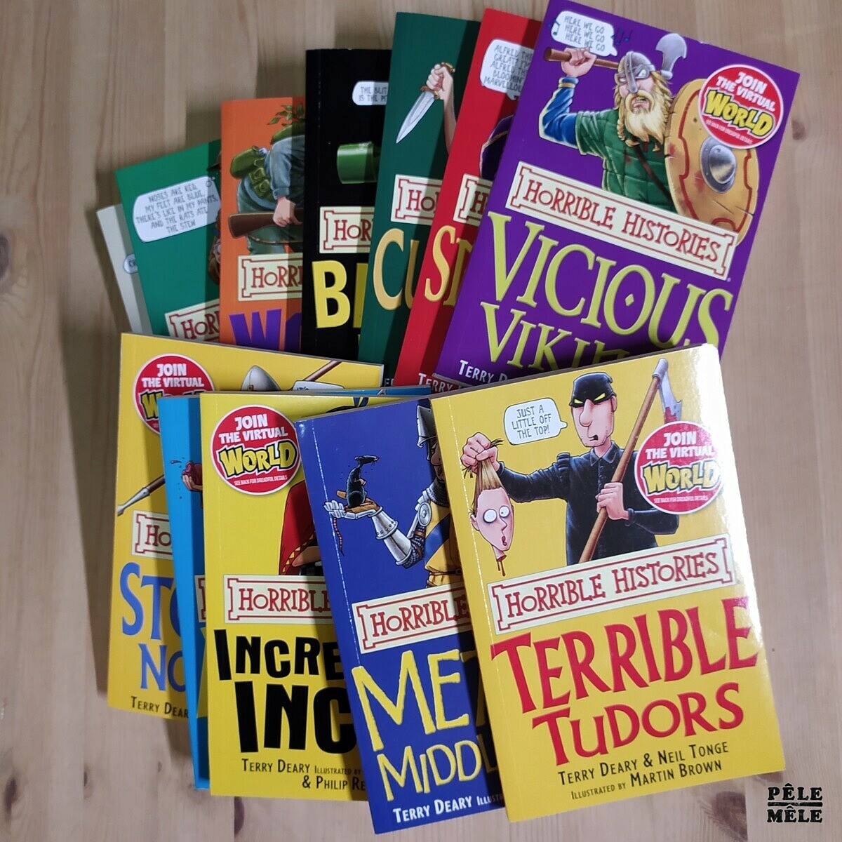 Méga Pack Terry Deary & Neil Tonge "Horrible Histories" (SCHOLASTIC ...