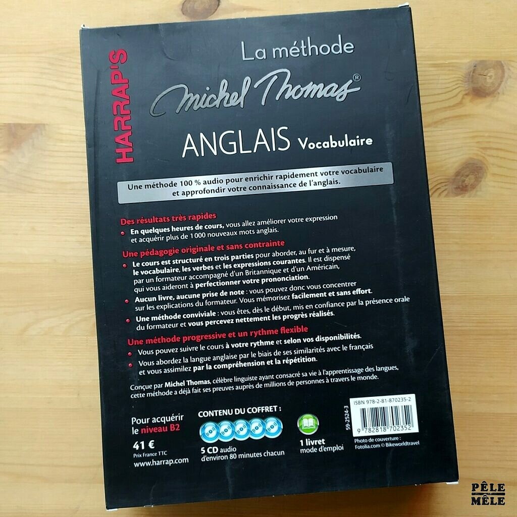 La Méthode Michel Thomas "Harrap's Anglais Vocabulaire" / 5 cds - Pêle ...
