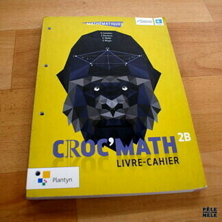 "Croc'Math 2A / B Livre cahier" - Plantyn (2 volumes) - Pêle-Mêle Online