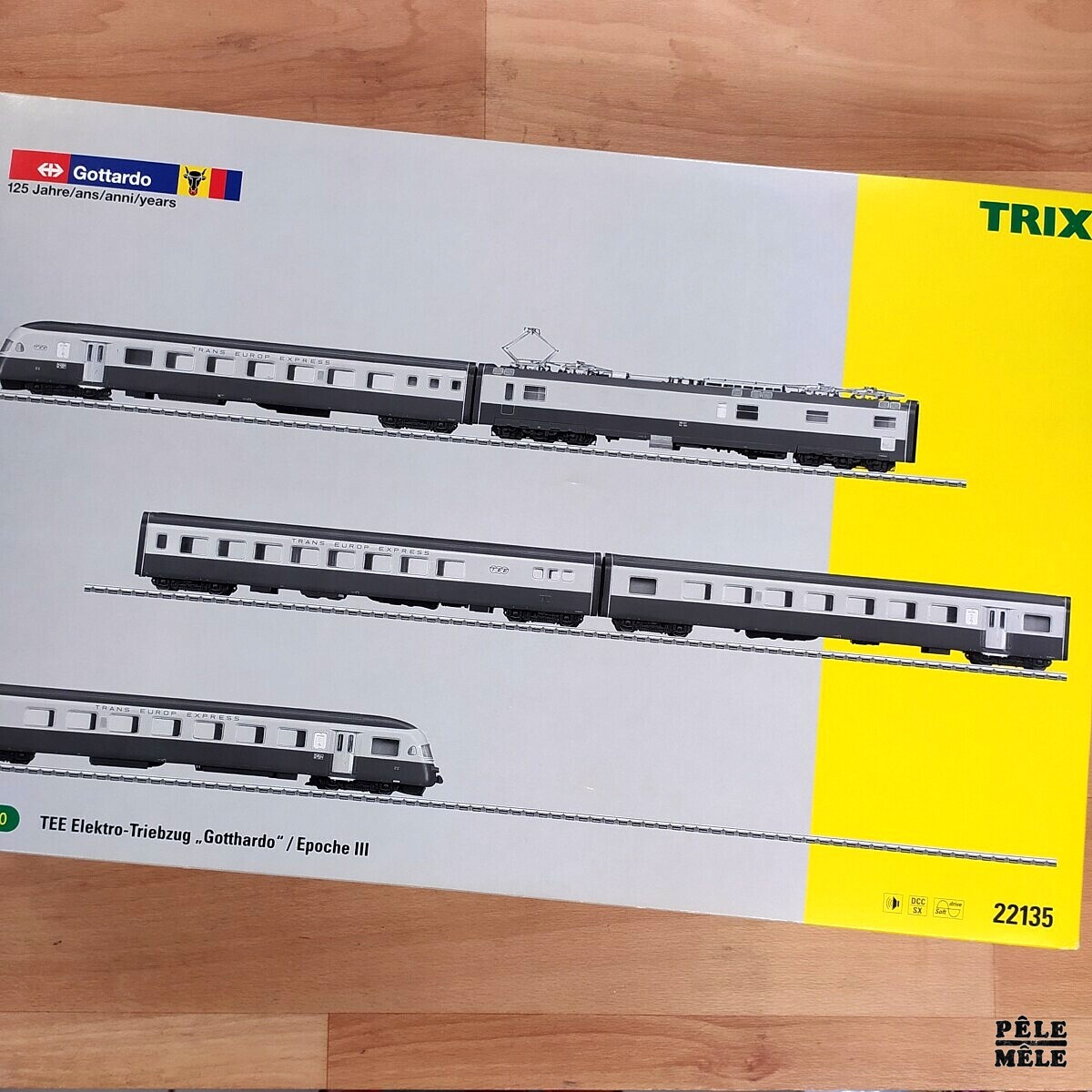 Trains - Trix HO 22135 Trans Europ Express Édition 125 ans "Gotthardo ...