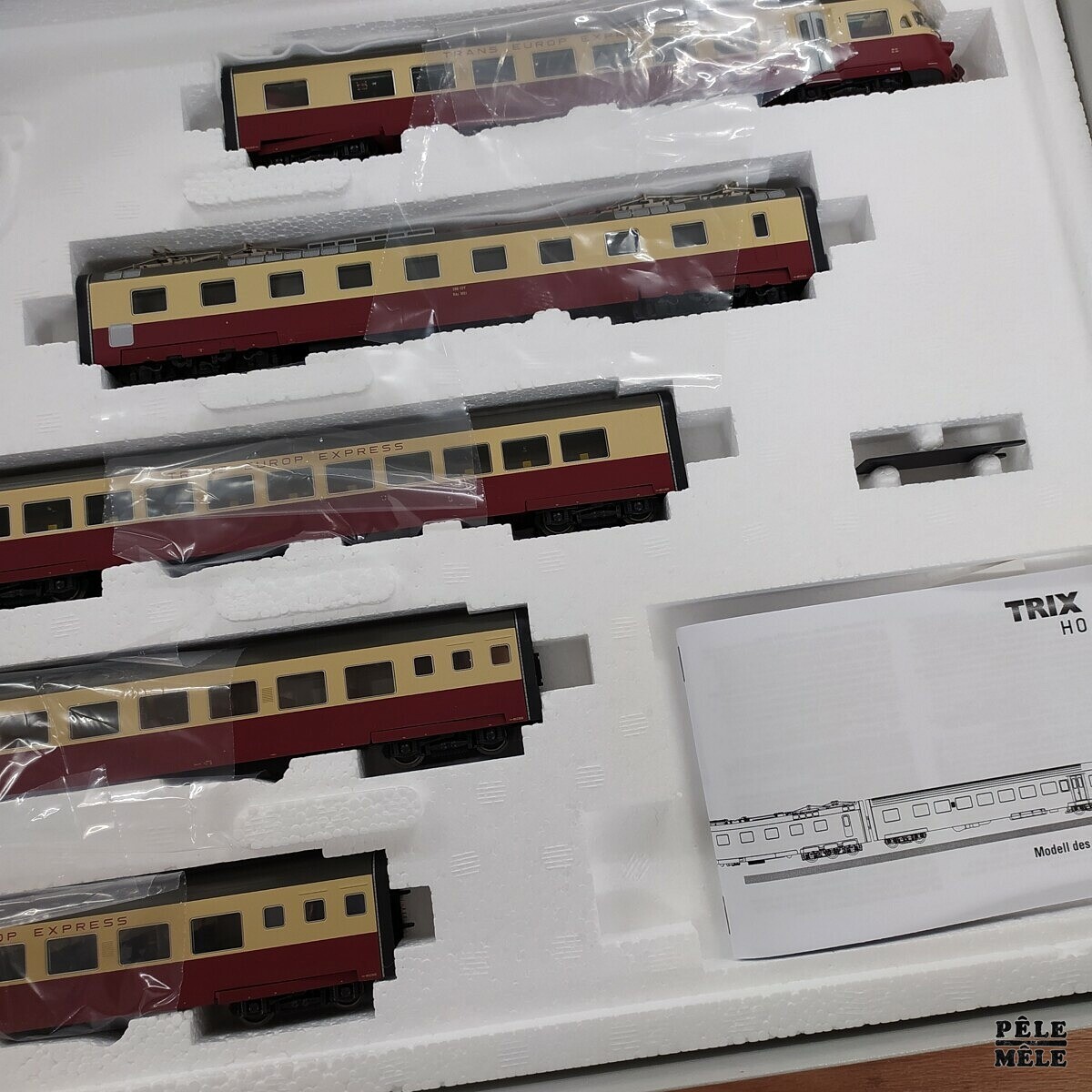 Trains - Trix HO 22135 Trans Europ Express Édition 125 ans "Gotthardo ...