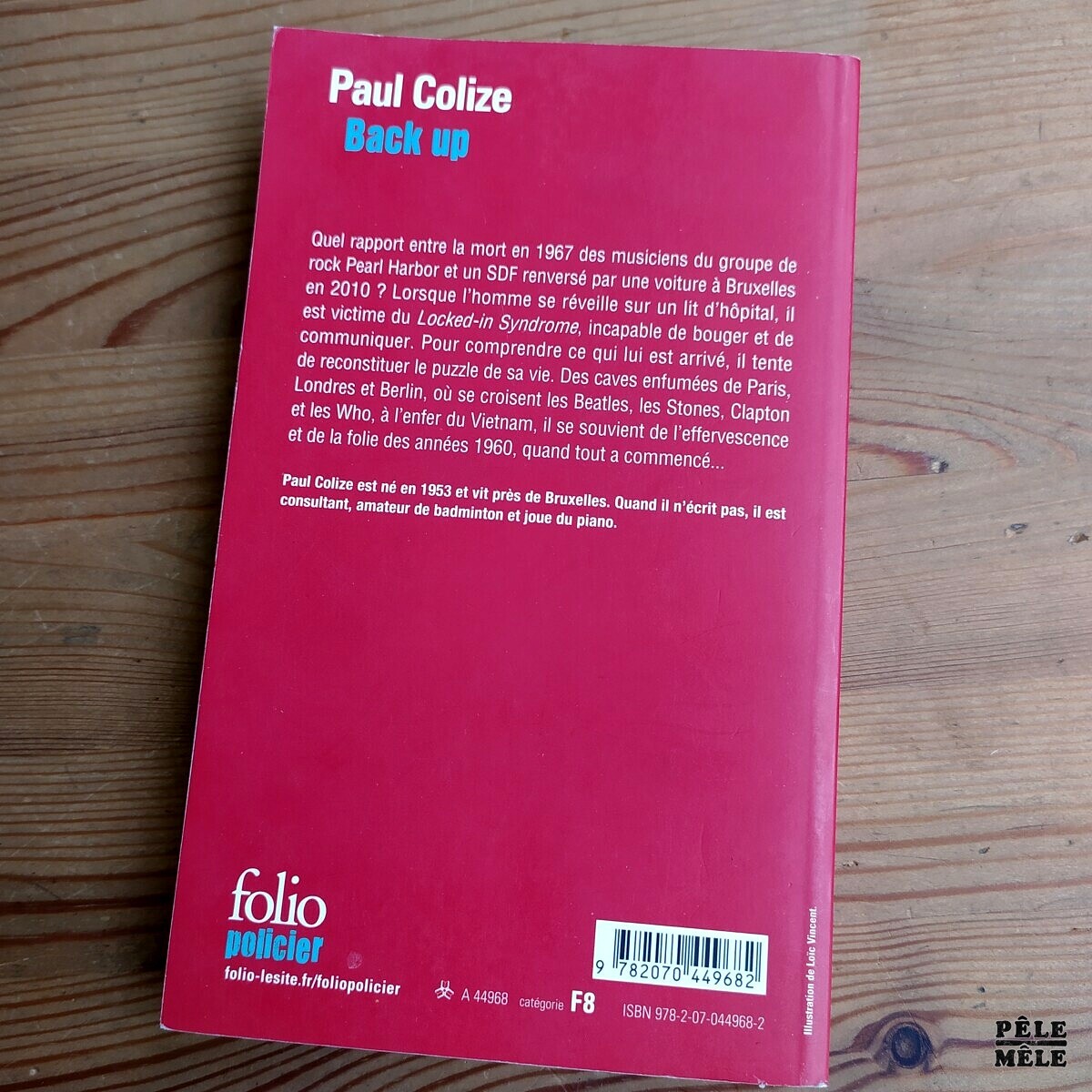 Paul Colize "Back Up" (FOLIO) - Pêle-Mêle Online