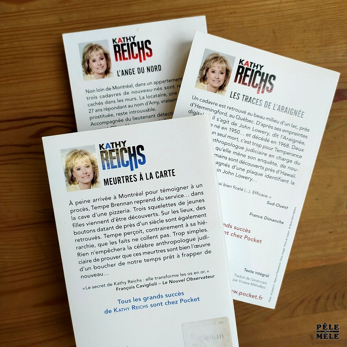 Pack Kathy Reichs "Les Enquêtes de Temperance Brennan" (POCKET) / 3 ...