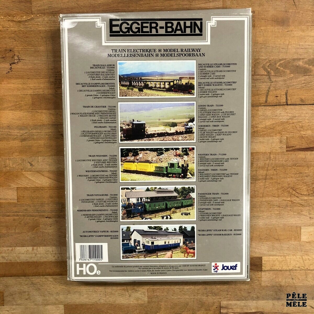 JOUEF H0e 711000 Egger-Bahn - train electrique - train balladeur ...