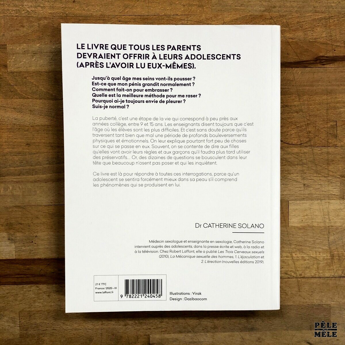 Le grand livre de la puberté - Catherine Solano - Pêle-Mêle Online