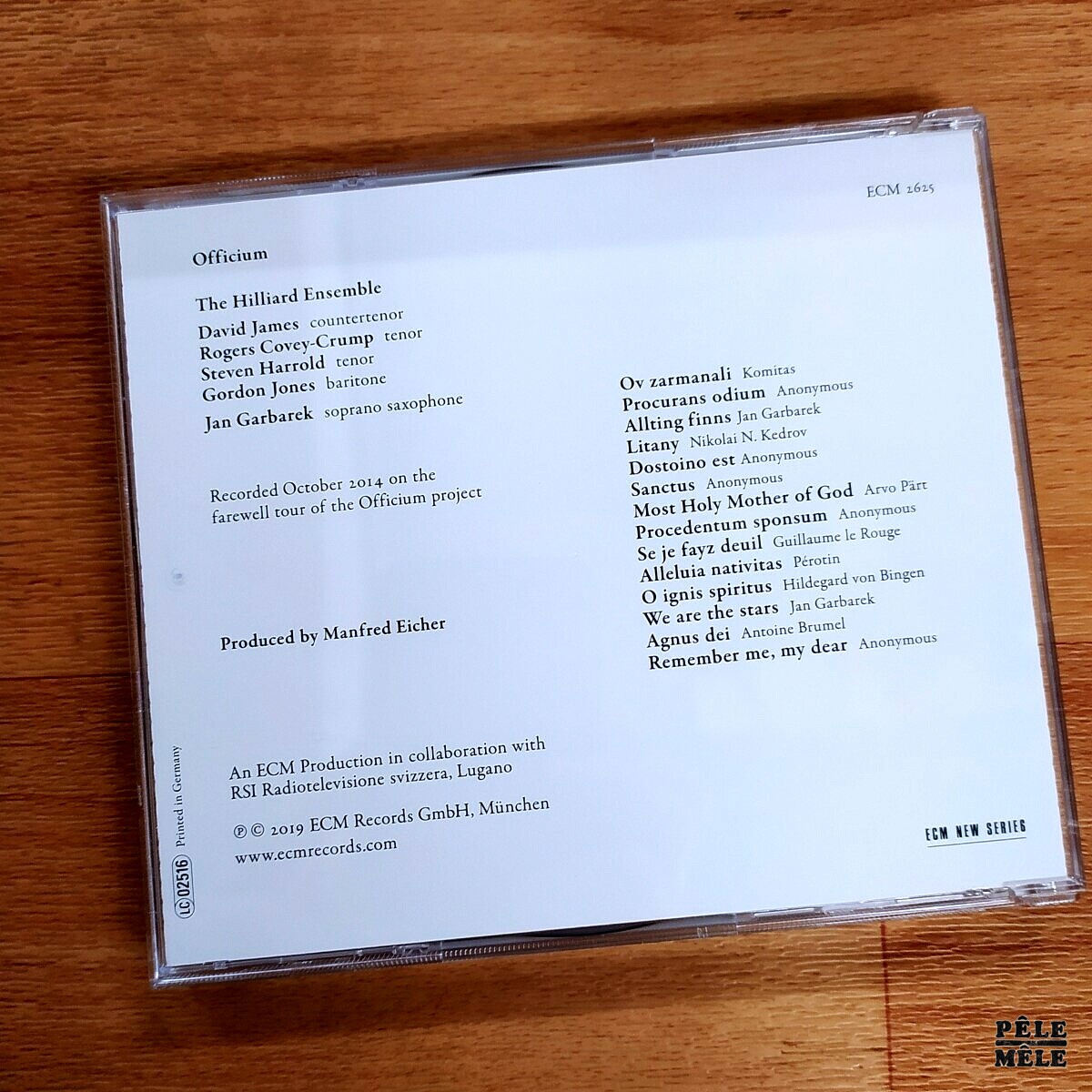 Jan Garbarek & The Hilliard Ensemble “Remember Me, My Dear” (ECM, 2019) - Pêle-Mêle Online