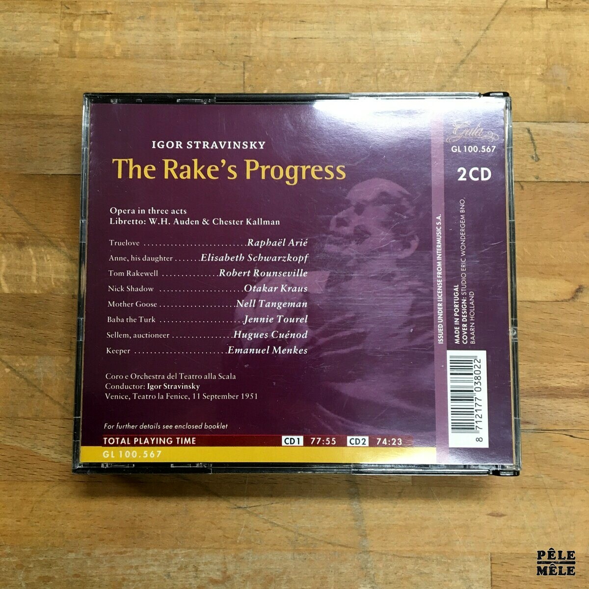 The Rake'S Progress - Igor Stravinsky -,nn, - Pêle-Mêle Online