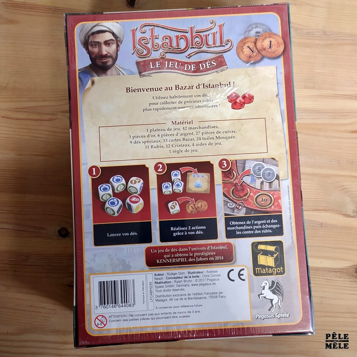 Rüdiger Dorn "Istanbul, le Jeu de Dés" (MATAGOT) - Pêle-Mêle Online