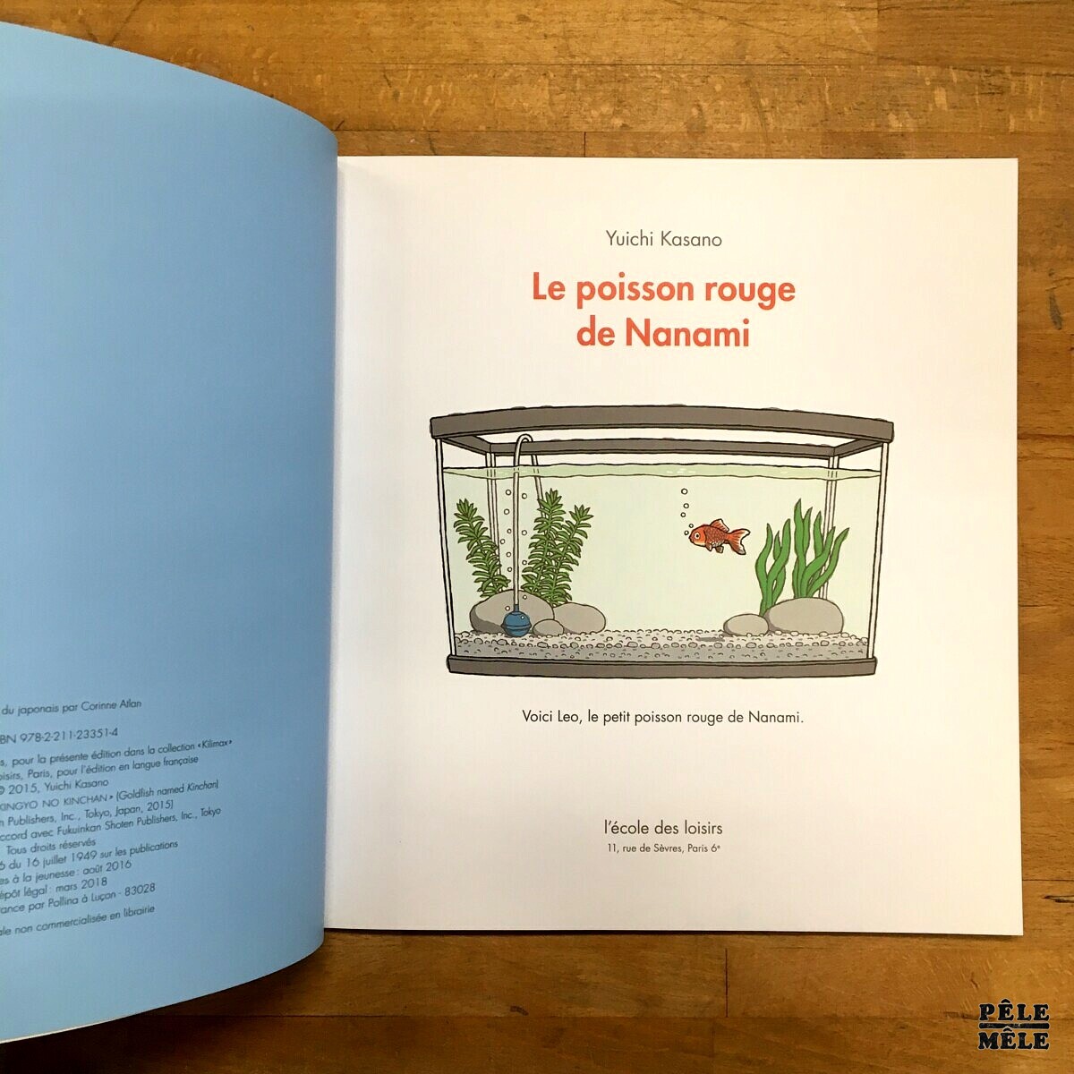 Le poisson rouge de Nanami - Yuichi Kasano - l'École des loisirs - Pêle ...