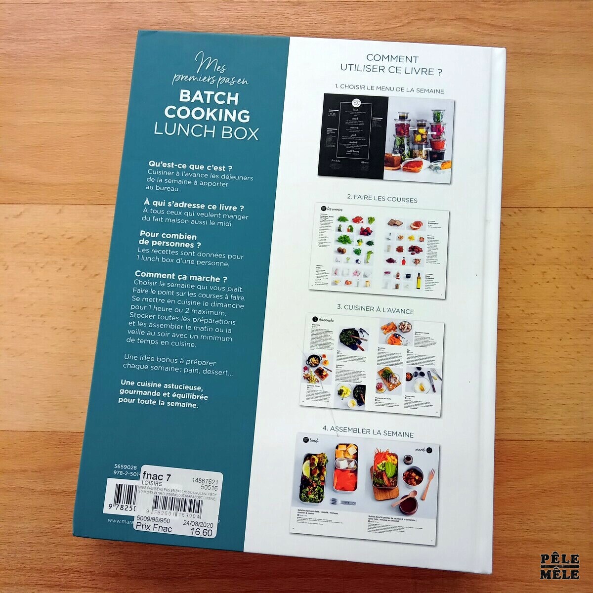 "Mes premiers pas en batch cooking lunch box" - Marabout - Pêle-Mêle Online