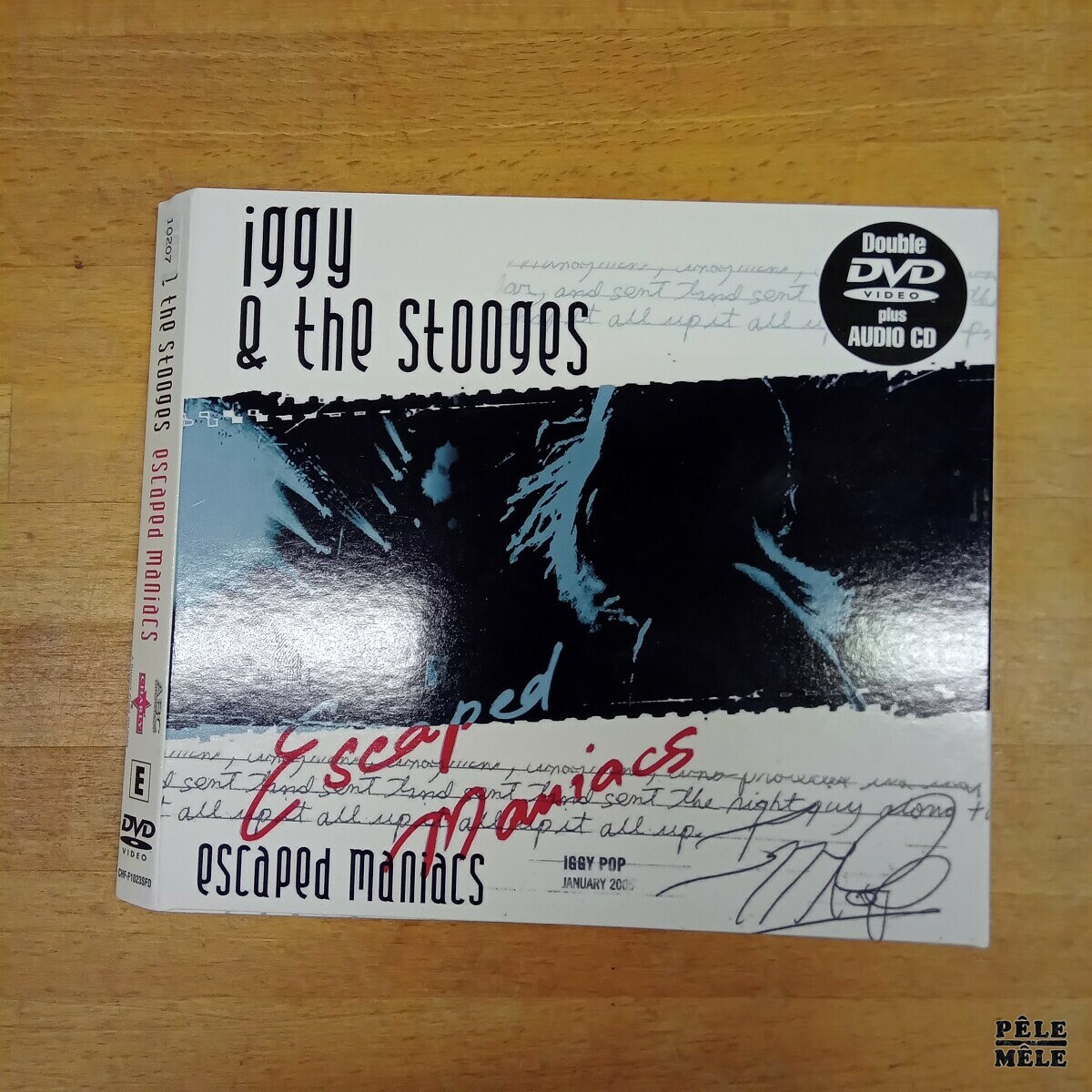 "Escaped Maniacs" - Iggy & The Stooges ( CD + DVD) - Pêle-Mêle Online