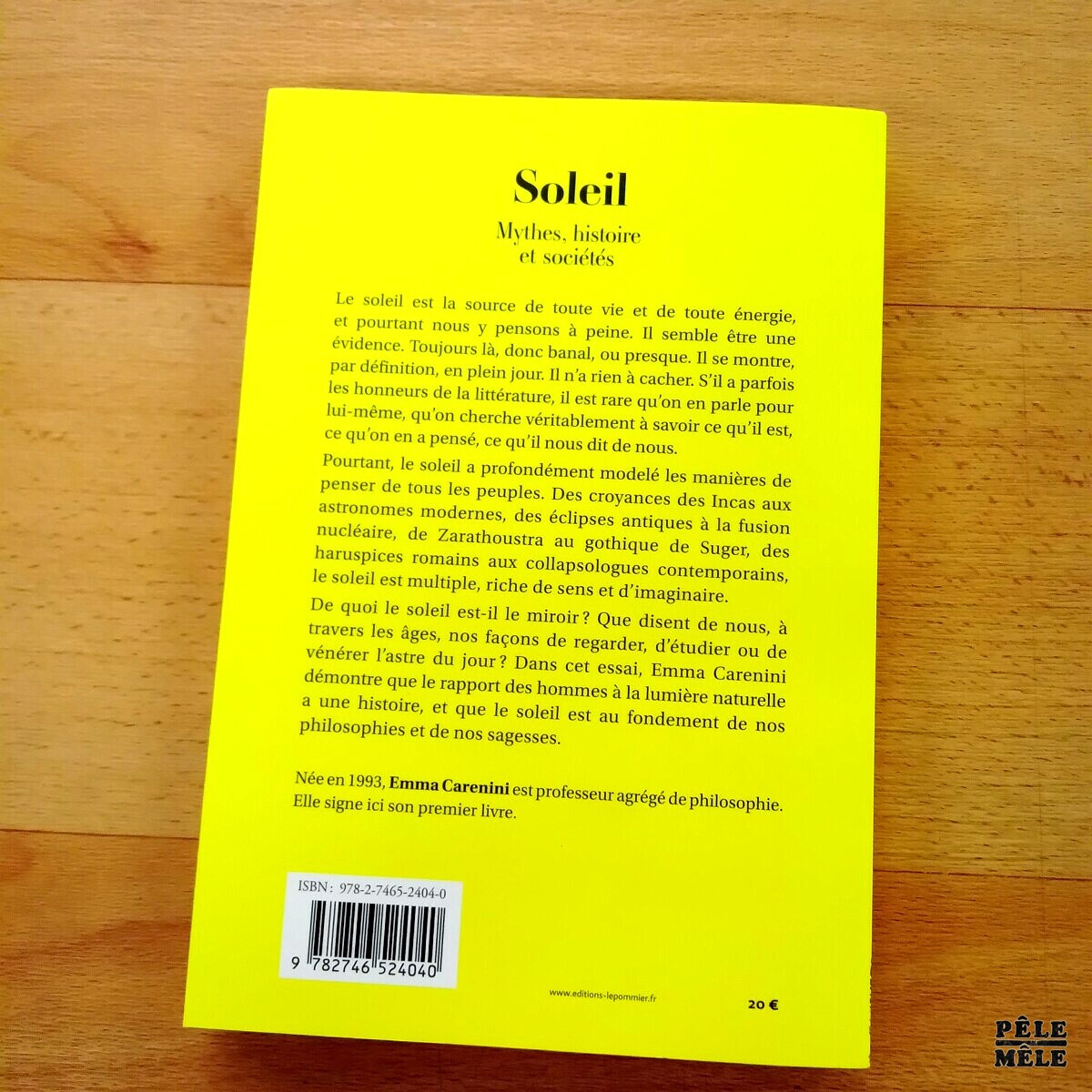 "Soleil, mythes, histoires et sociétés" - Emma Carenini - Pêle-Mêle Online