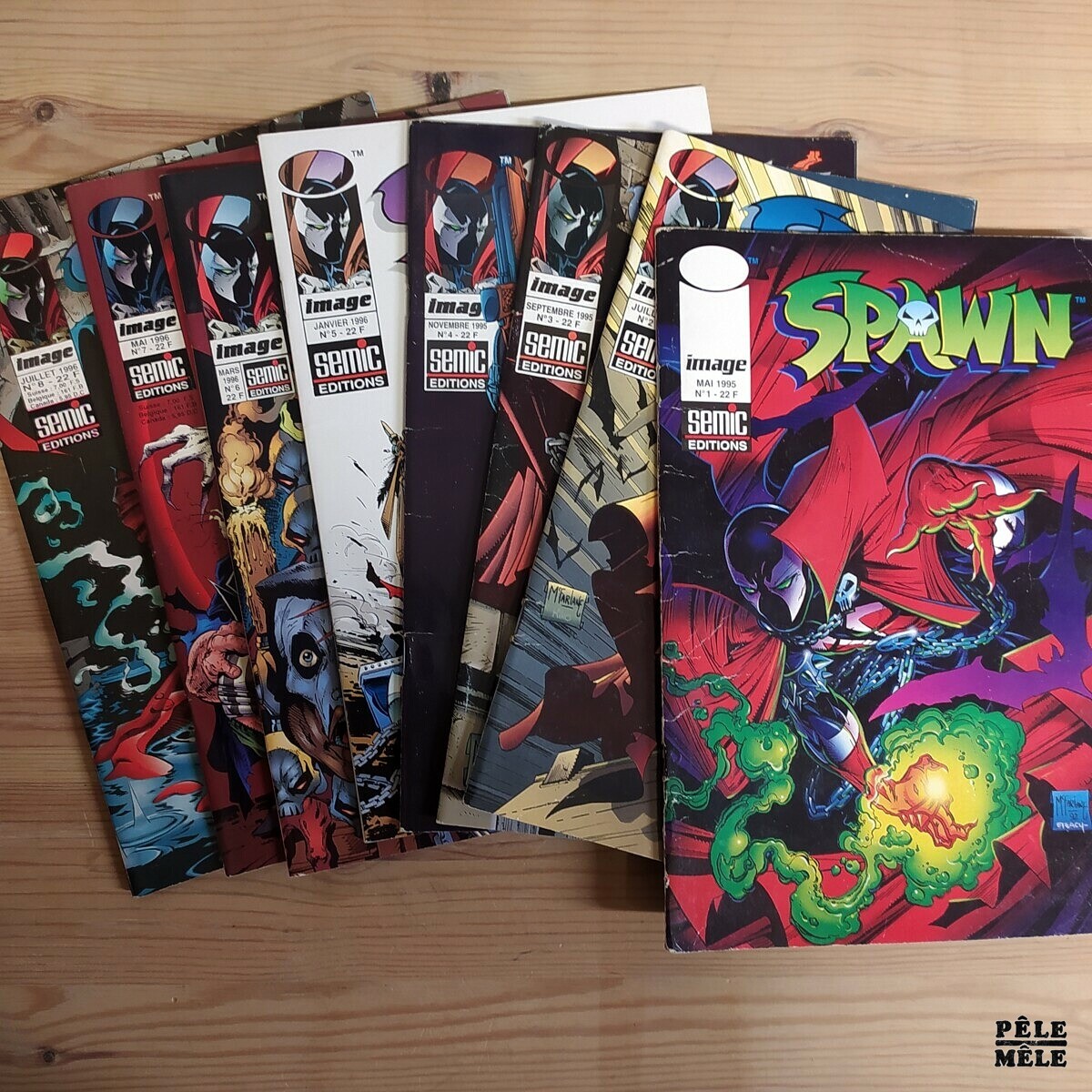 IMAGE "Spawn" n°1 - 8 (SEMIC) / 8 livres - Pêle-Mêle Online
