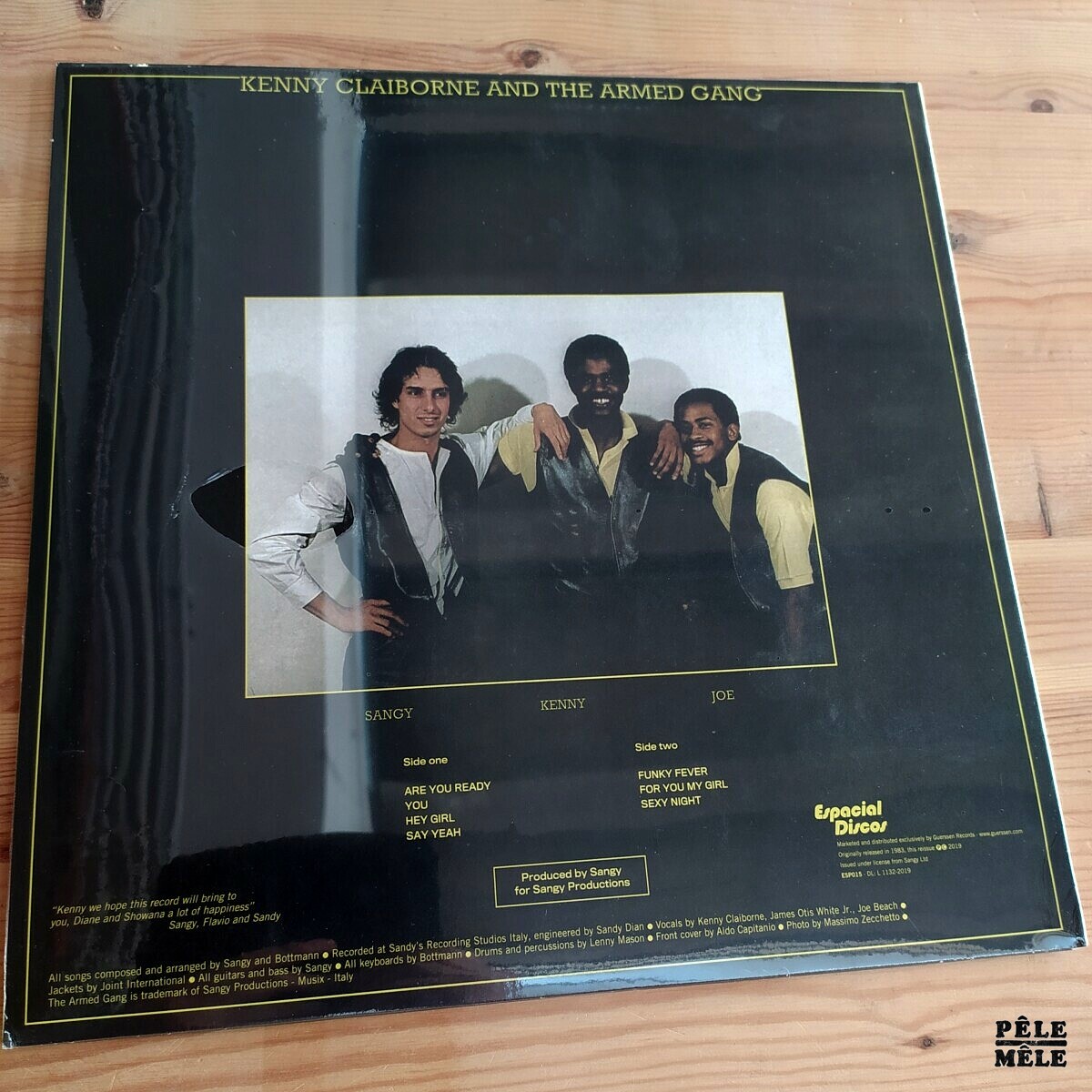 Kenny Claiborne and The Armed Gang "s/t" (SANGY, 1983) - Pêle-Mêle Online