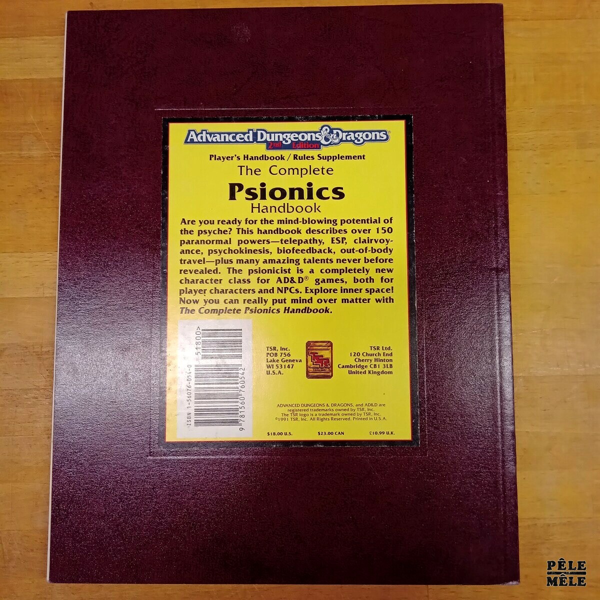 "The complete Psionics Handbook" / Player's Handbook + Rule supp. - Advanced Dungeons & Dragons ...