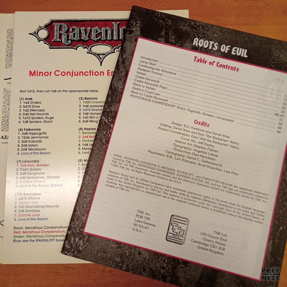 "Ravenloft, Roots of Evil" - Advanced Dungeons & Drgons / 2nd Edition ...