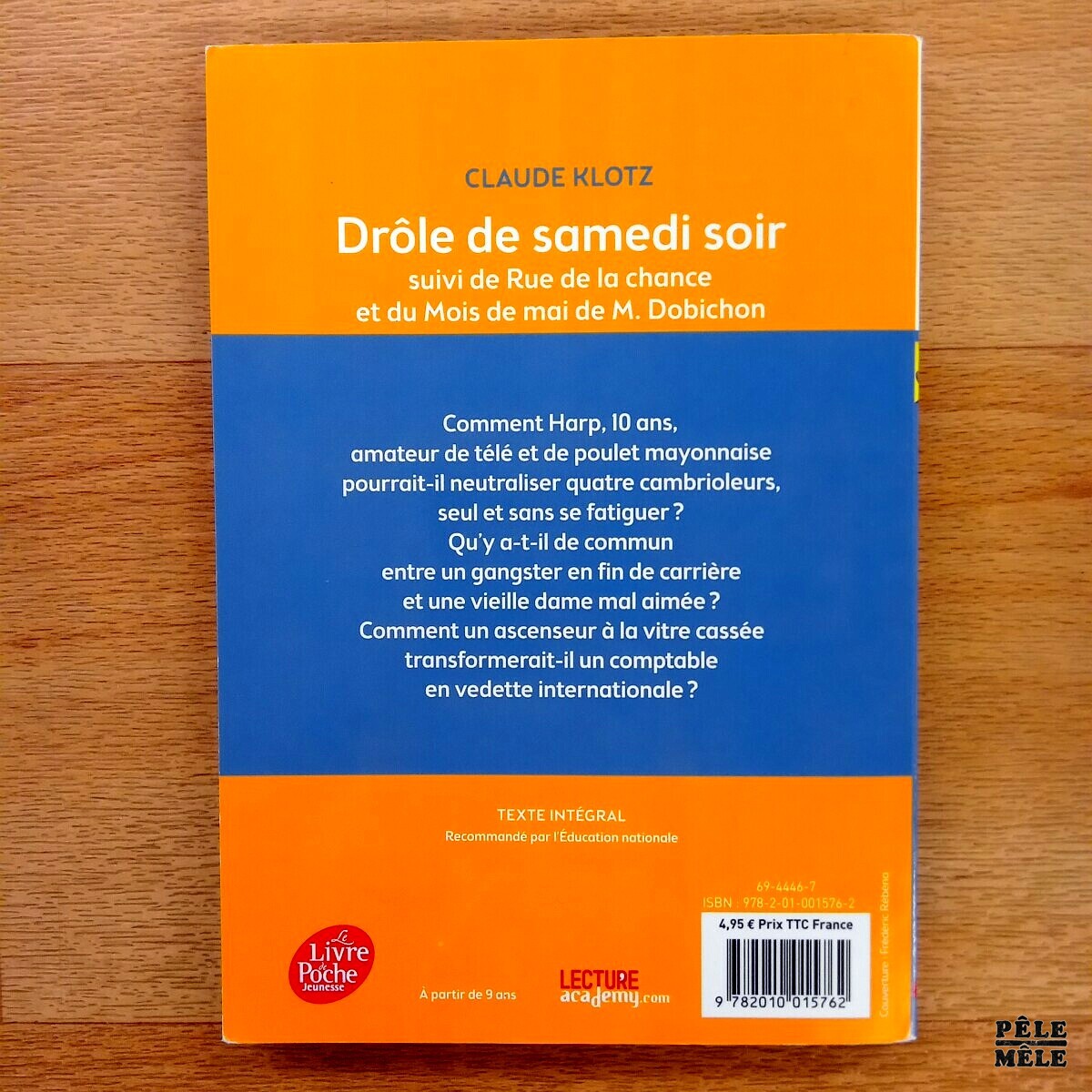"Drôle de samedi soir" - Claude Klotz (Le Livre de Poche Jeunesse ...