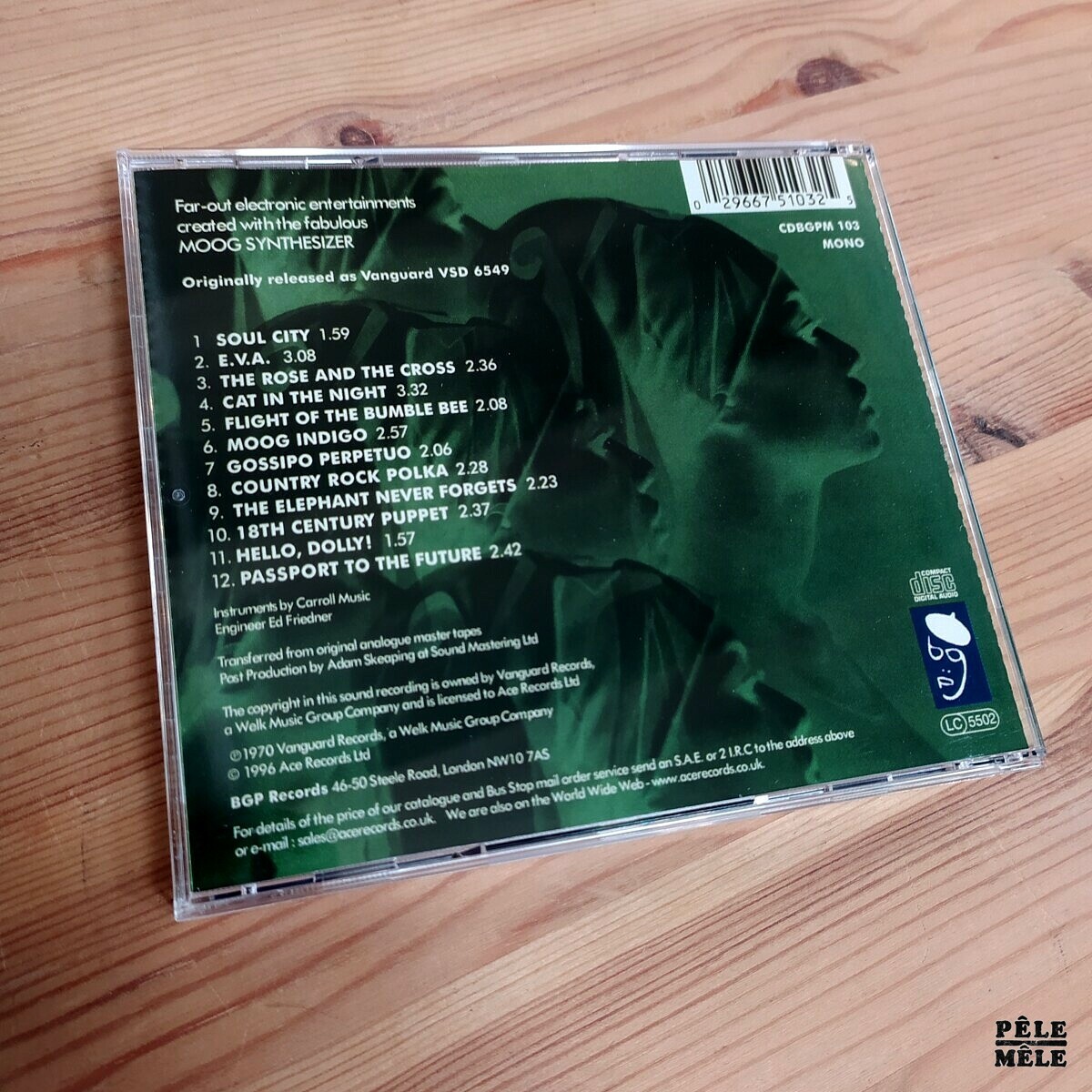 Jean-Jacques Perrey "Moog Indigo" (VANGUARD, 1970) - Pêle-Mêle Online