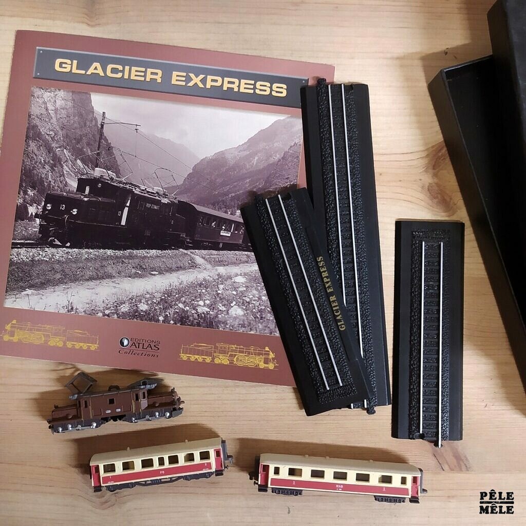 Mini Trains 1/220 (ÉDITIONS ATLAS COLLECTION) : "Glacier Express ...