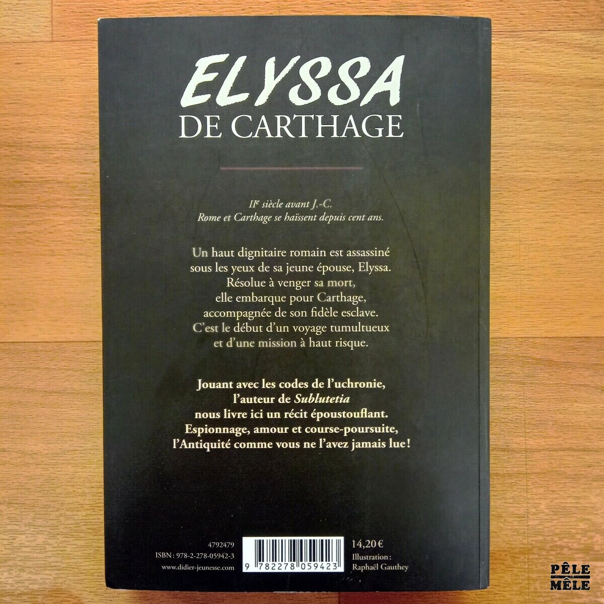 "Elyssa de Carthage" - Eric Senabre (Didier Jeunesse) - Pêle-Mêle Online
