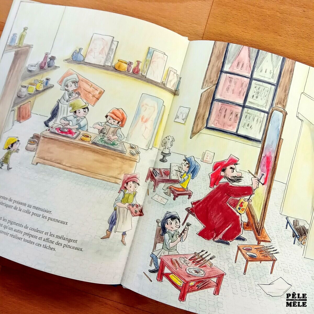 "Jan, le petit peintre" - Jean-Luc Englebert (Pastel) - Pêle-Mêle Online