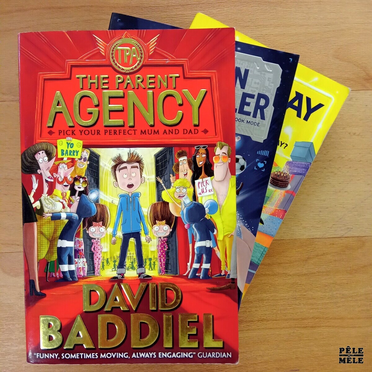 Pack 3 tomes David Baddiel : "The Parent Agency", "The Person Controler ...