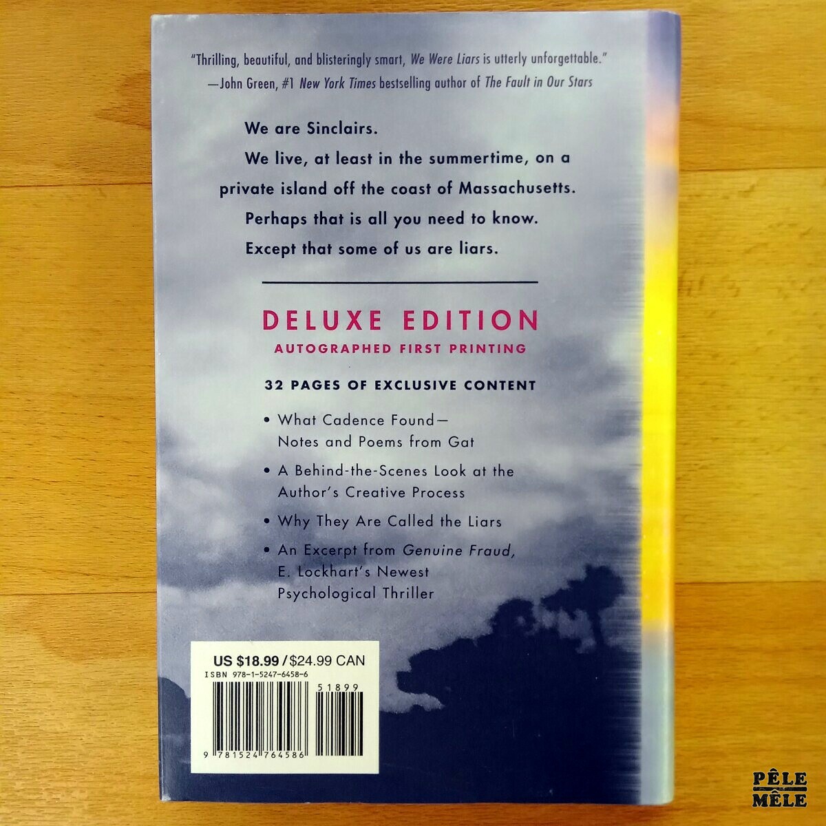 "We were Liars" - E. Lockhart (Delacorte Press) - Pêle-Mêle Online