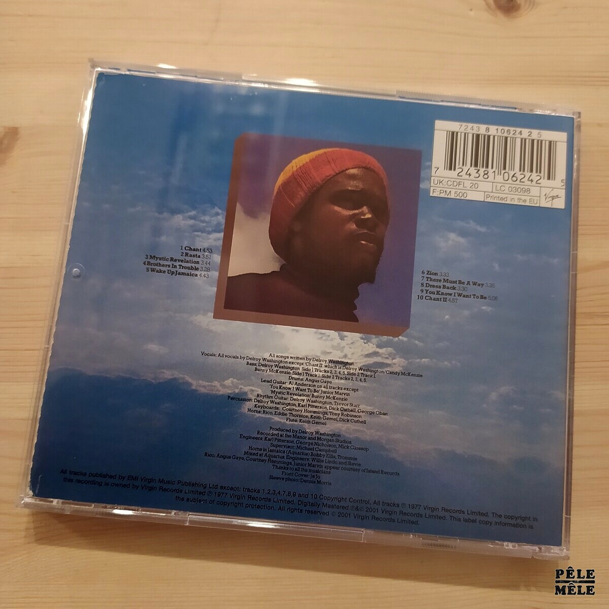 Delroy Washington "Rasta" (VIRGIN, 1977) - Pêle-Mêle Online