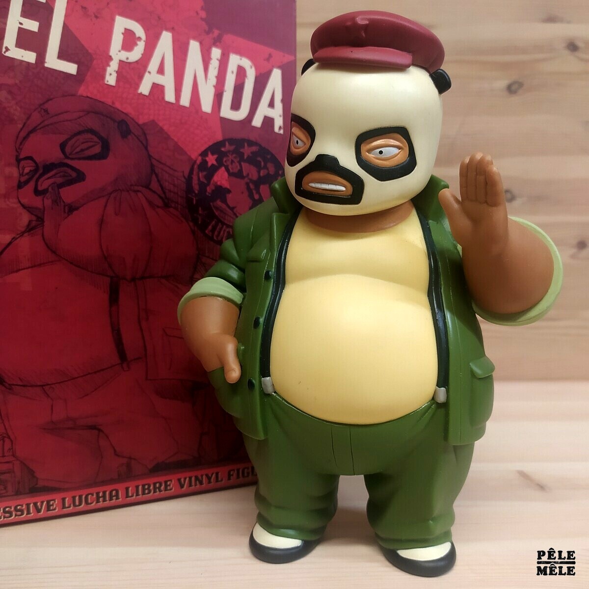 Figurine Lucha Libre "El Panda" (MUTTPOP) - Pêle-Mêle Online