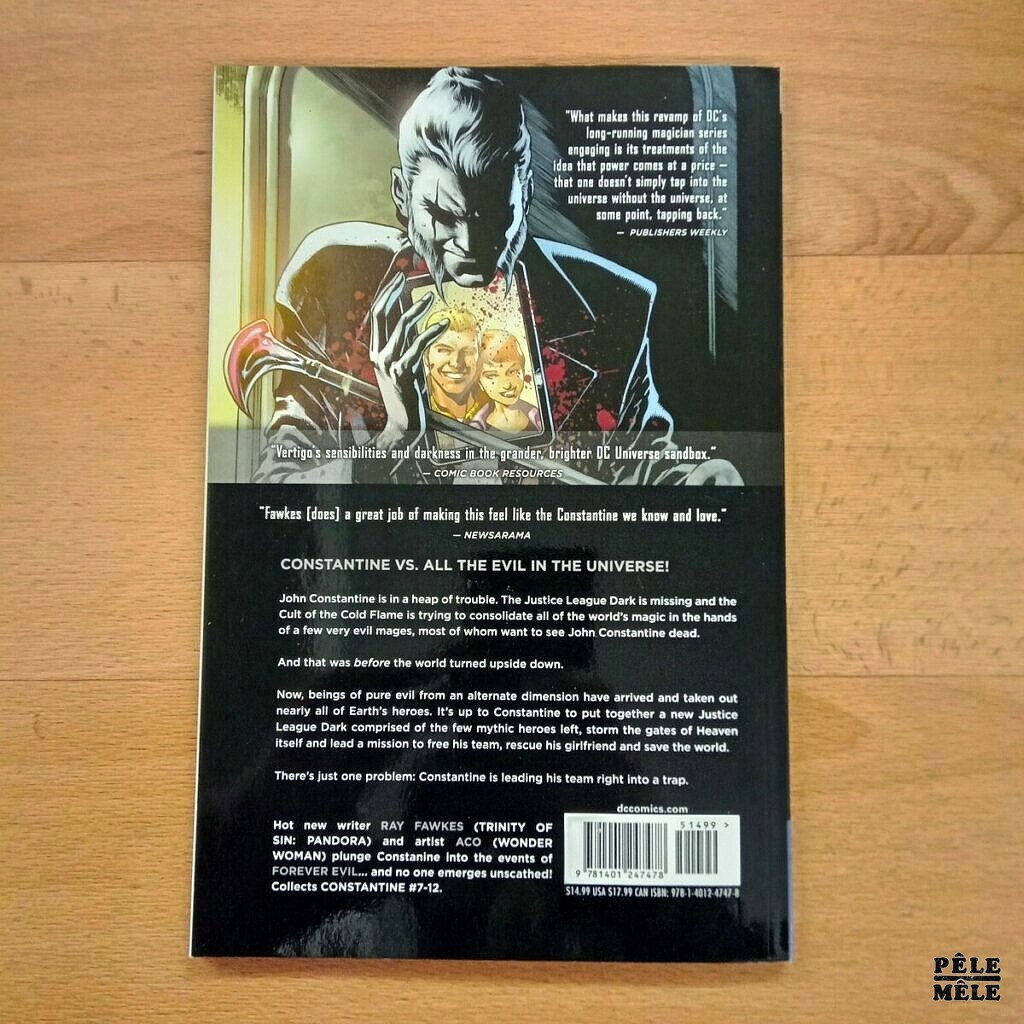 "Constantine : Blight" - Fawkes & Aco (DC Comics) - Pêle-Mêle Online