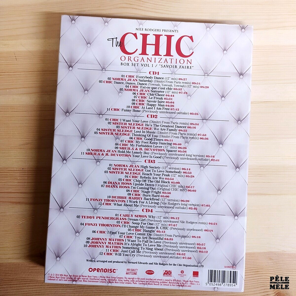 Chic "The Chic Organization Box Set Vol.1 : Savoir Faire" (WEA, 2010 ...