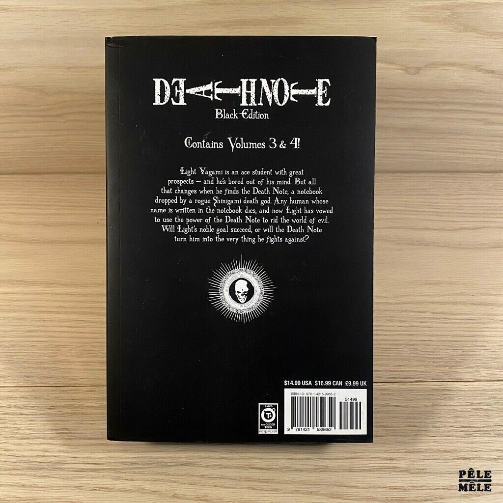 Death Note Black Edition T1 & 2 - Version anglaise - Pêle-Mêle Online