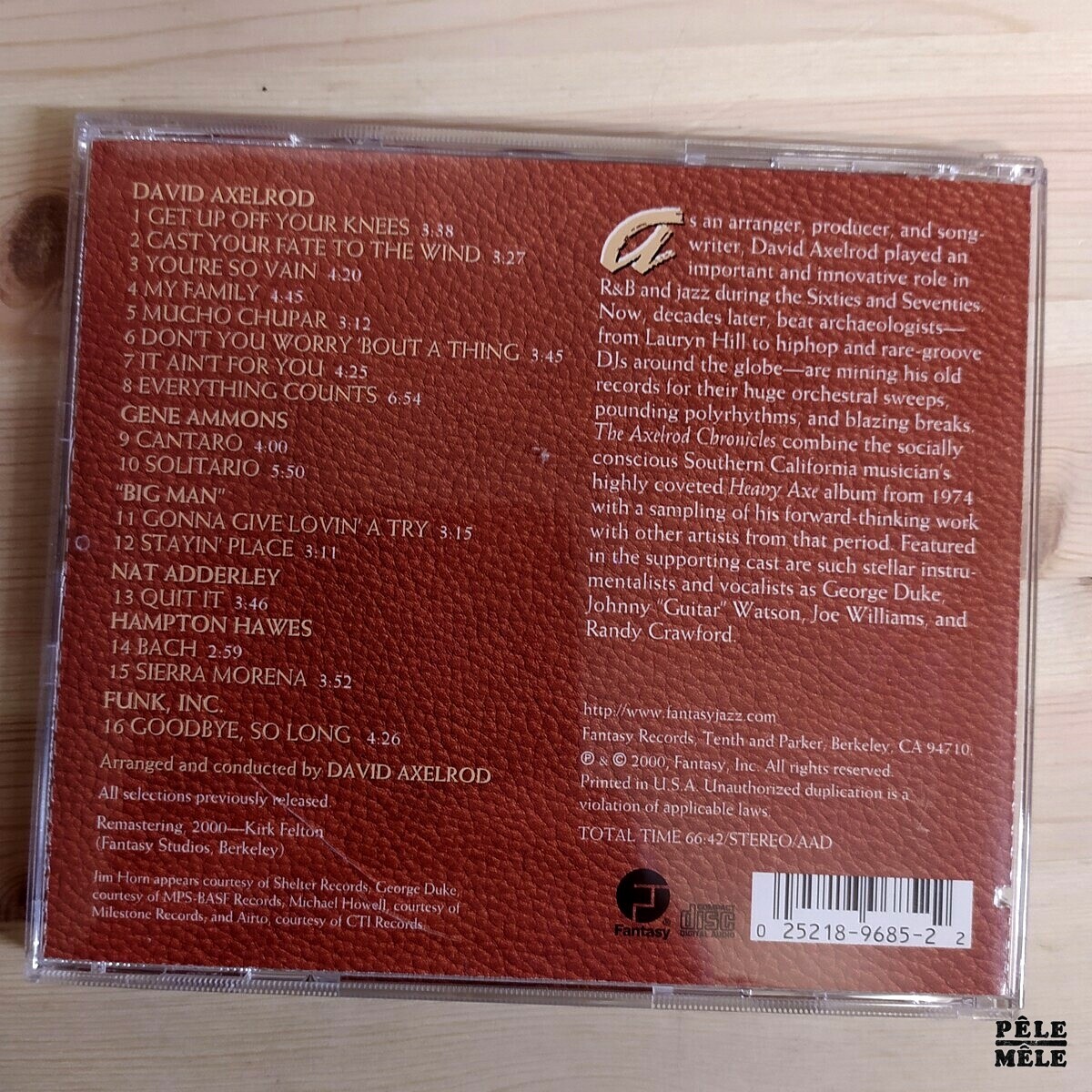 David Axelrod "The Axelrod Chronicles" (FANTASY, 2000) - Pêle-Mêle Online