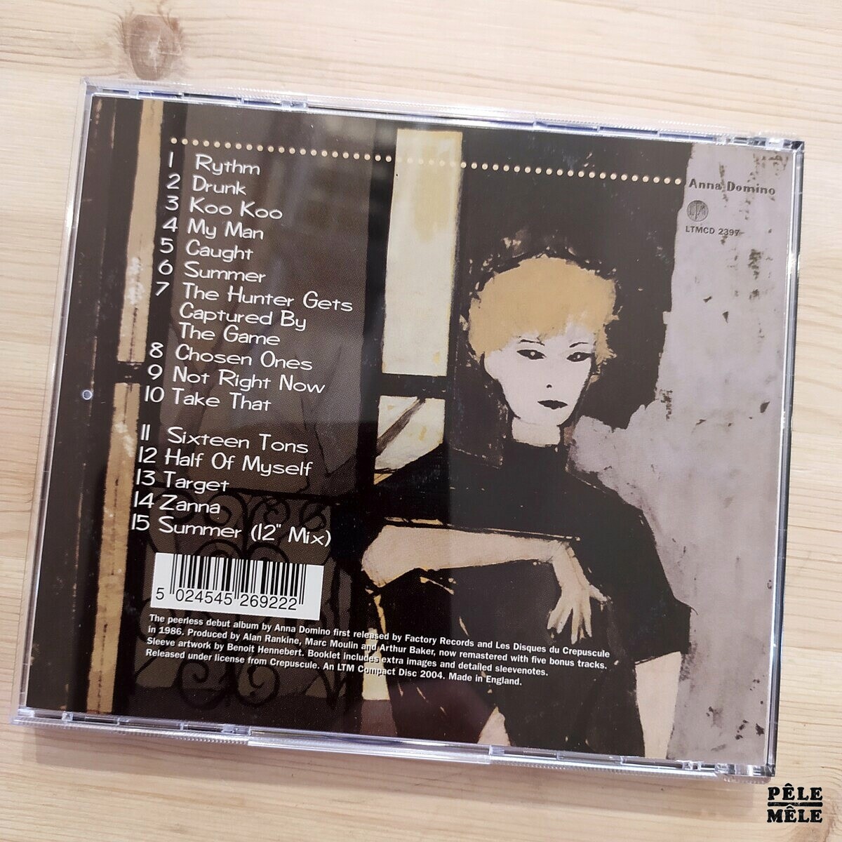 Anna Domino "s/t" (LES DISQUES DU CRÉPUSCULE, 1986) - Pêle-Mêle Online