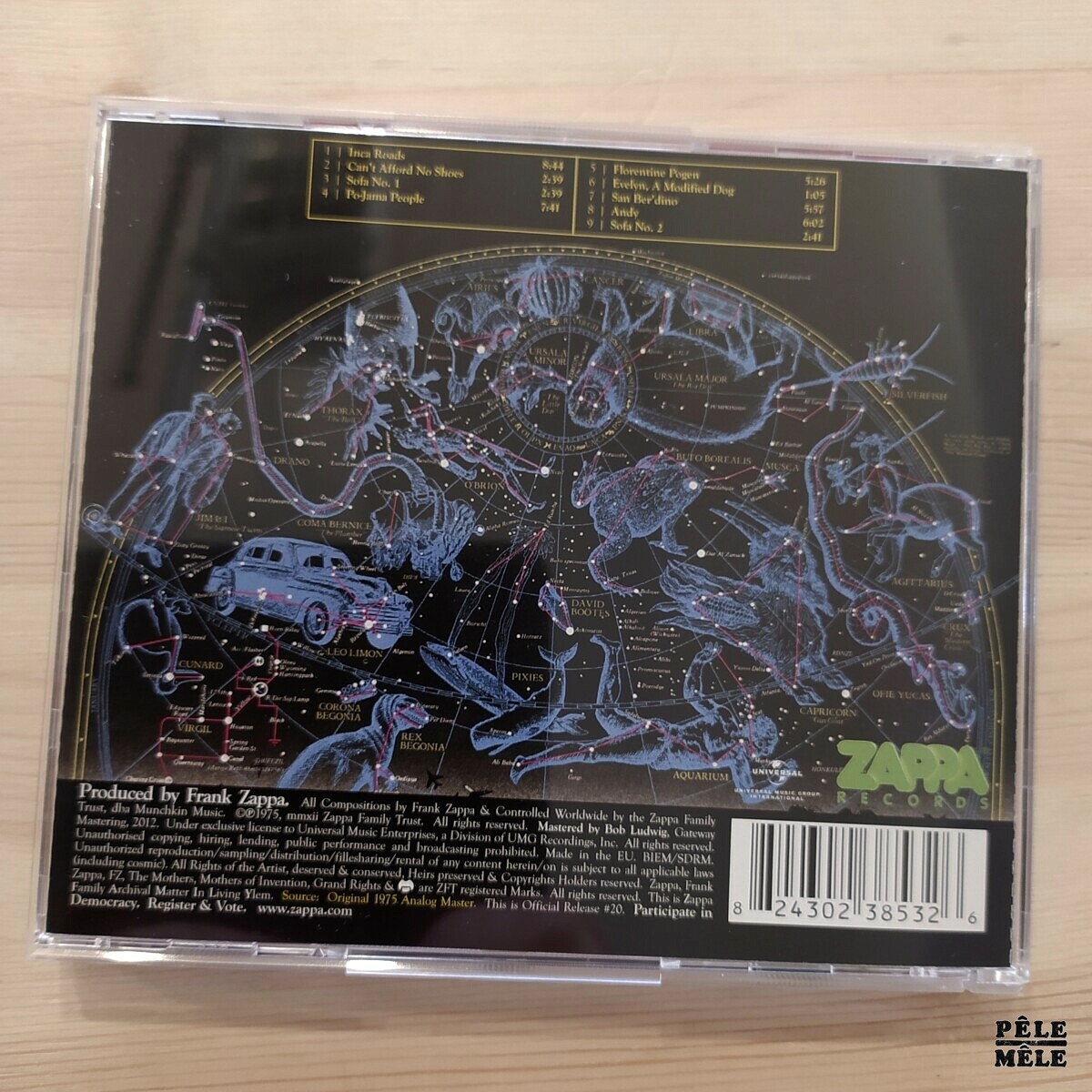 Frank Zappa & The Mothers of Invention "One Size Fits All" (DISCREET, 1975) - Pêle-Mêle Online