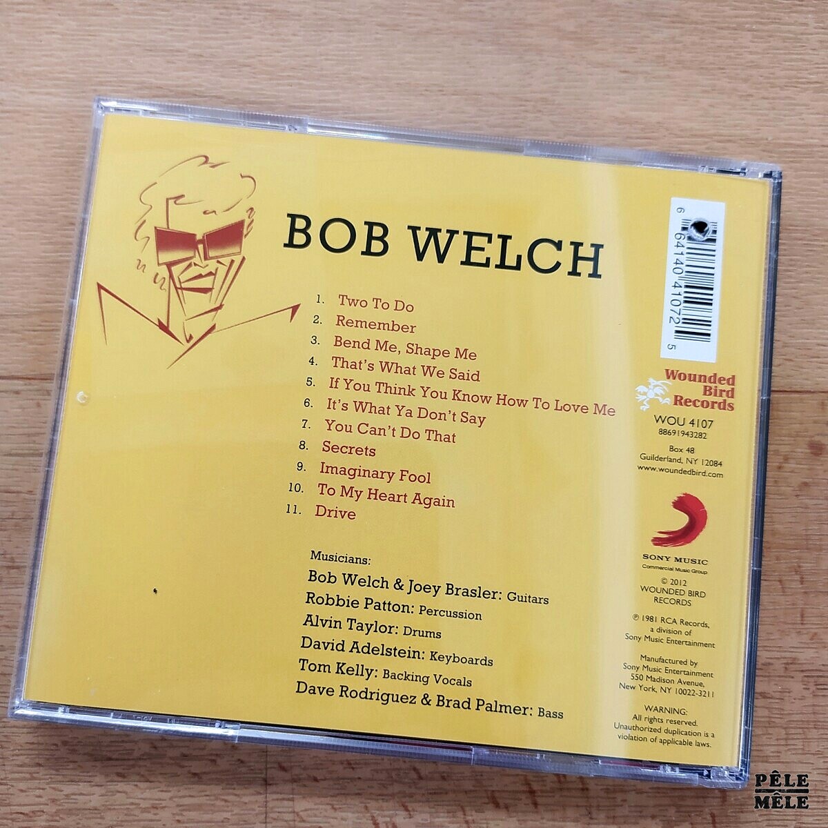 Bob Welch “s/t” (RCA, 1981) - Pêle-Mêle Online