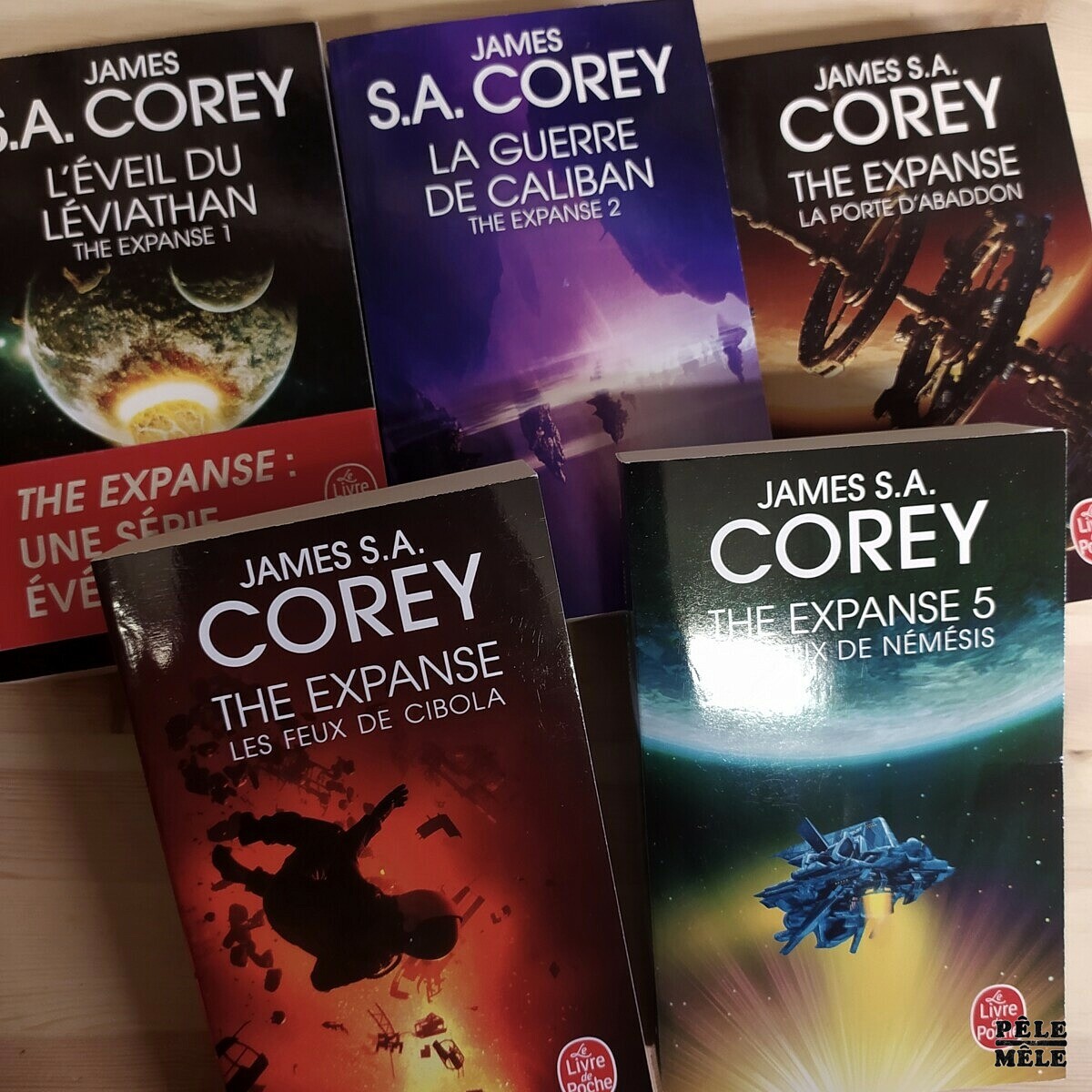 Pack James S.A. Corey "The Expanse" Tomes 1-5 (LE LIVRE DE POCHE) / 5 livres - Pêle-Mêle Online