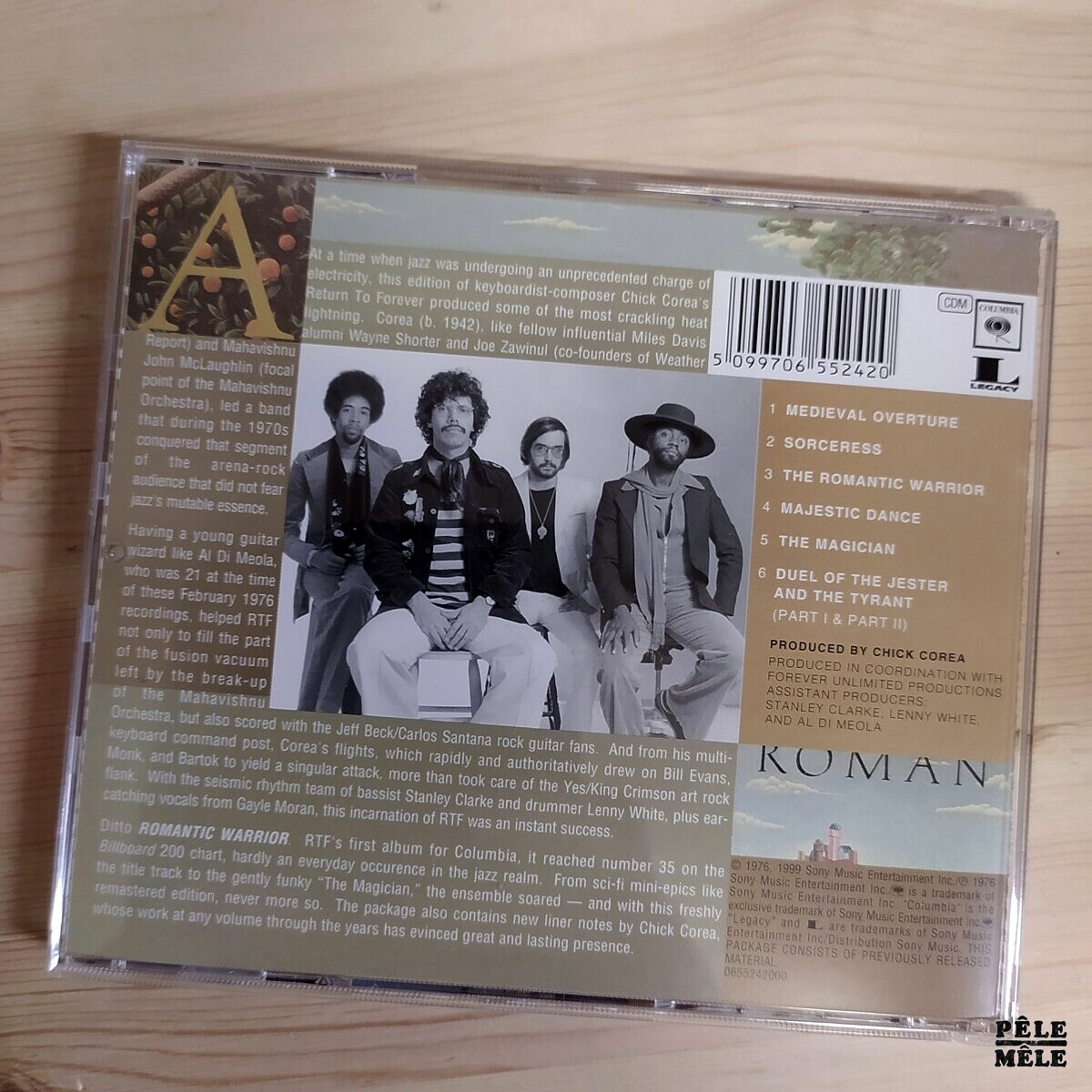 Return to Forever "Romantic Warrior" (CBS, 1976) - Pêle-Mêle Online